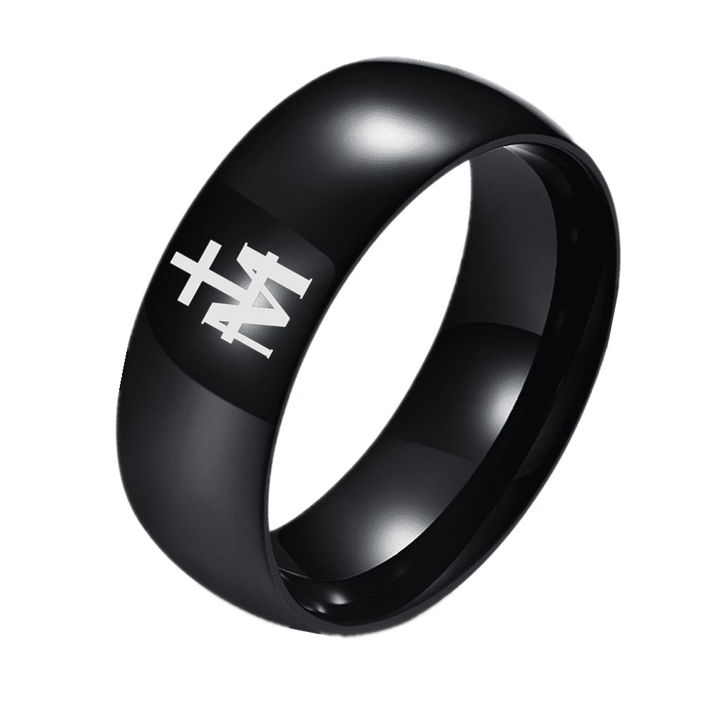 Holy Christ Mother of Jesus Virgin Maria Cross Ring, Lady of Mercy Mary ...