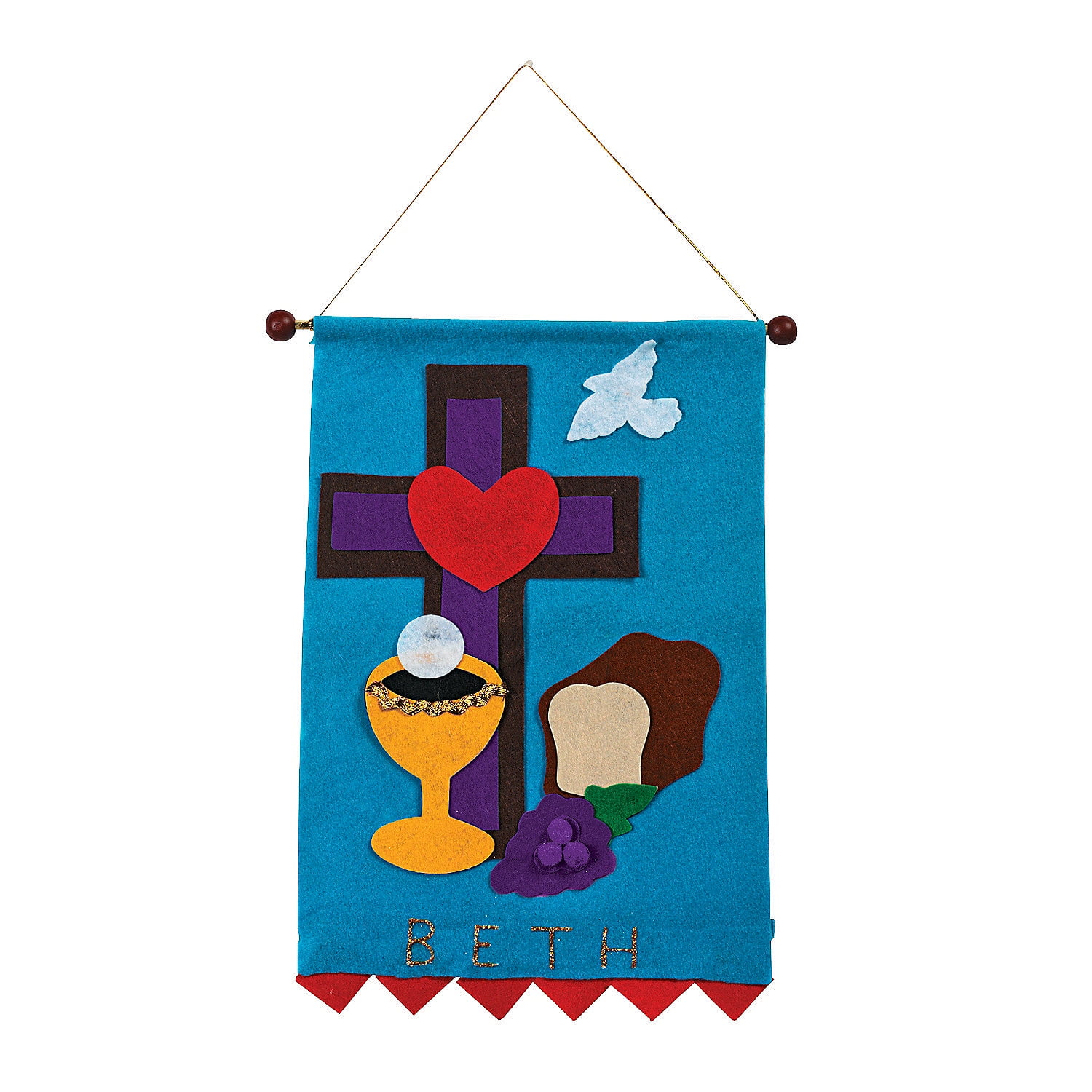Holy Communion Banner Craft Kit, Craft Kits, Sign Decoration Craft Kits ...