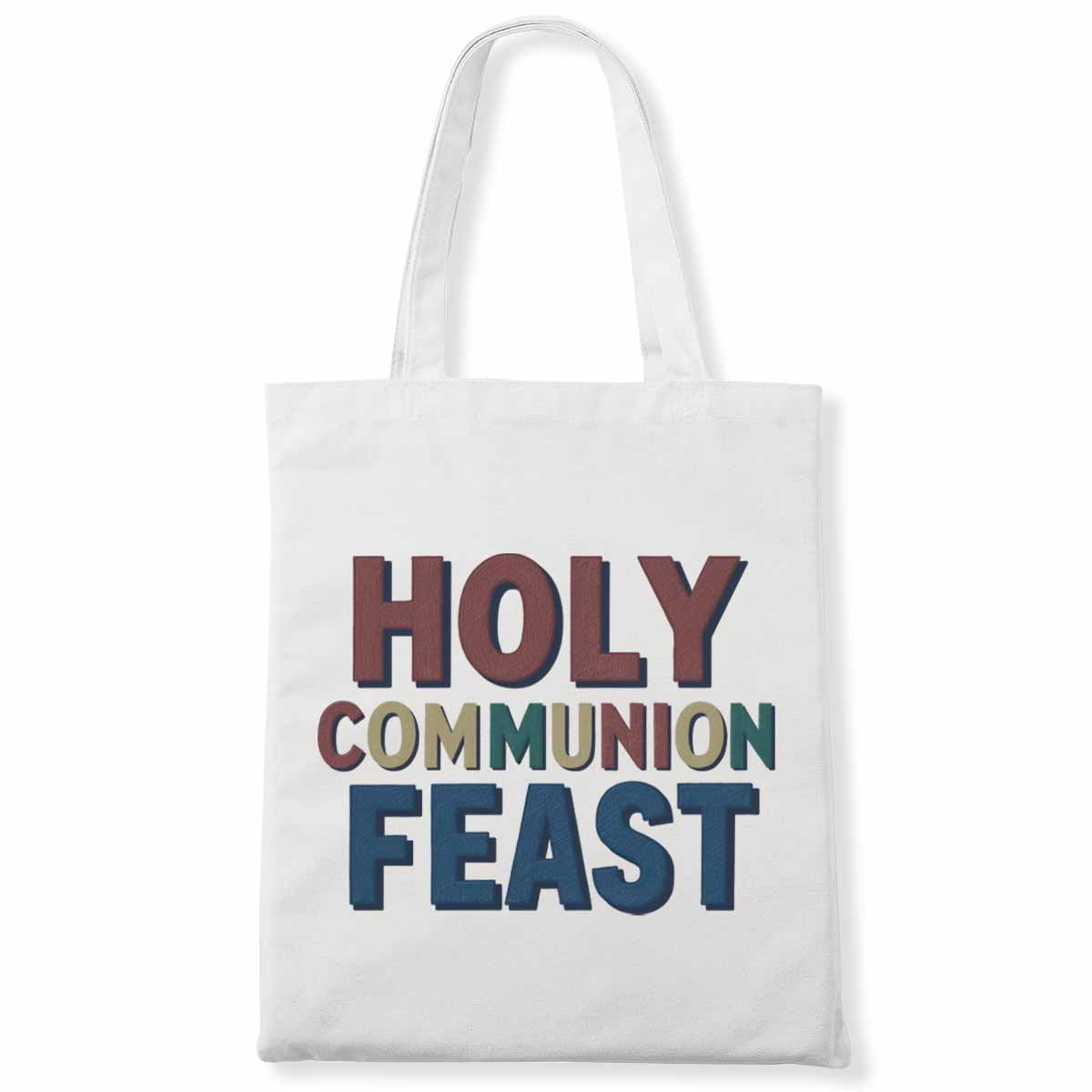 Holy Communion Feast Christian Worship Bible Verse Canvas Bag 1Pc ...