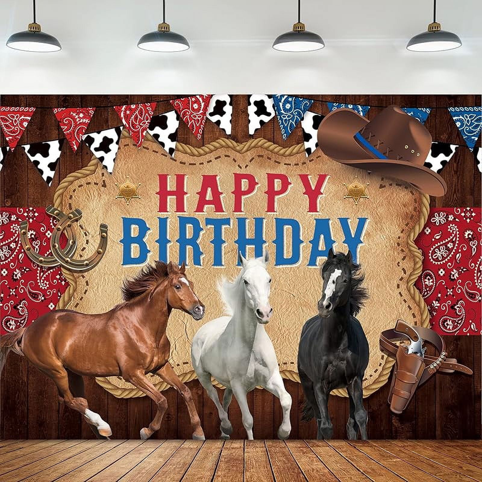 Holy Cow I'm One Birthday Backdrop for Kids Photography Wall Milk ...
