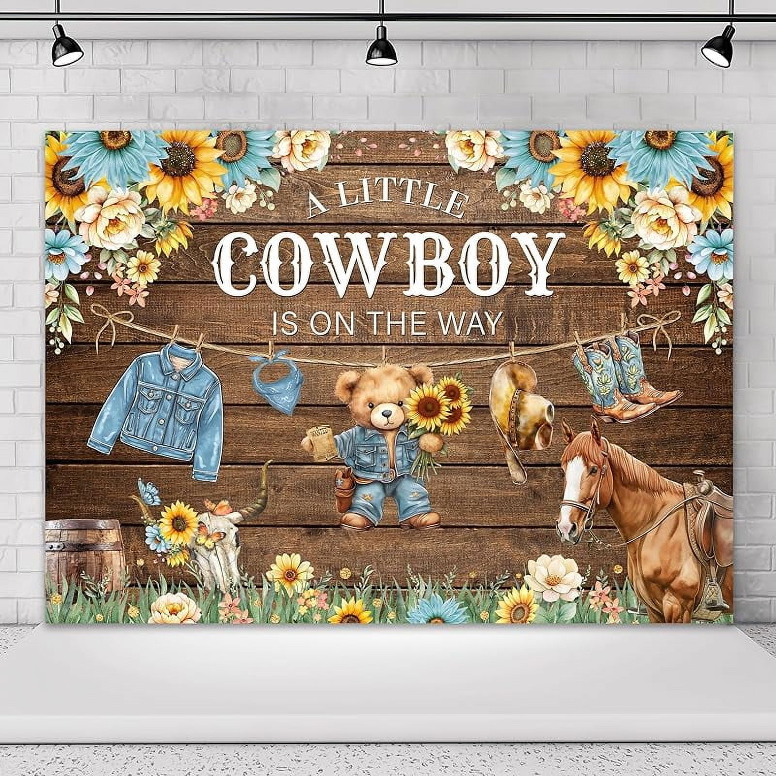 Holy Cow I'm One Birthday Backdrop for Kids Photography Wall Milk ...