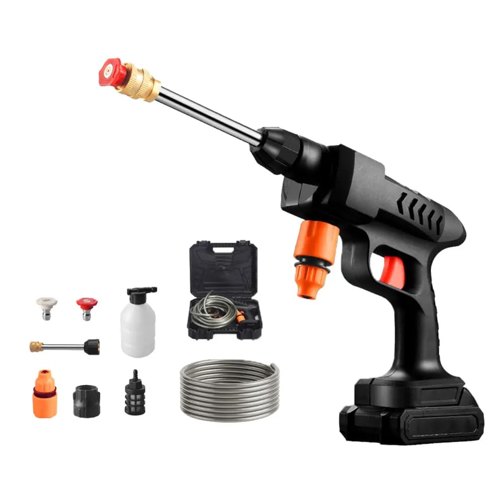 Holy Delight Wireless Electric Pressure Washer 5 Rechargeable Battery ...