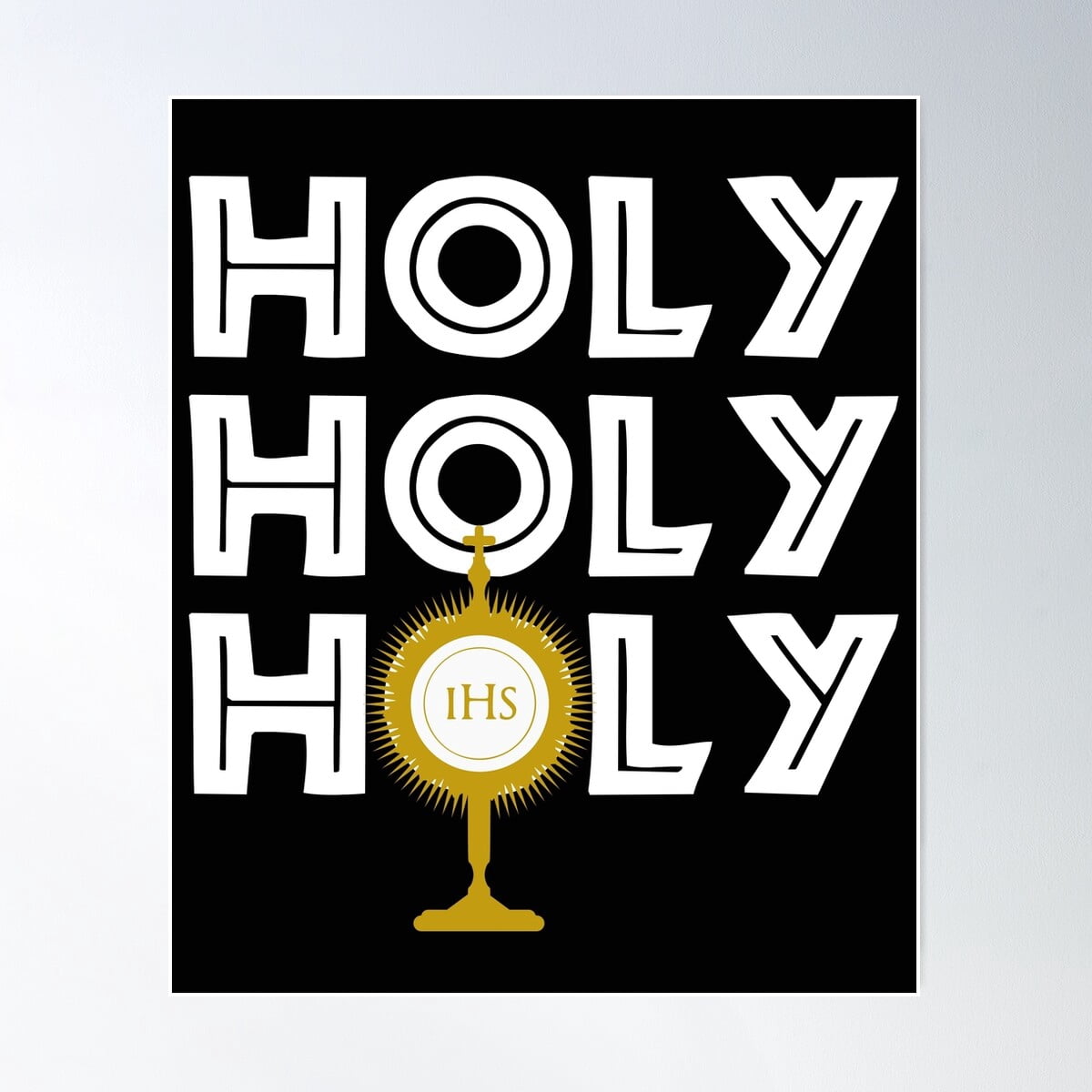 Holy Eucharist Of Jesus Christ Poster Wall Art, Modern Wall Decor For ...