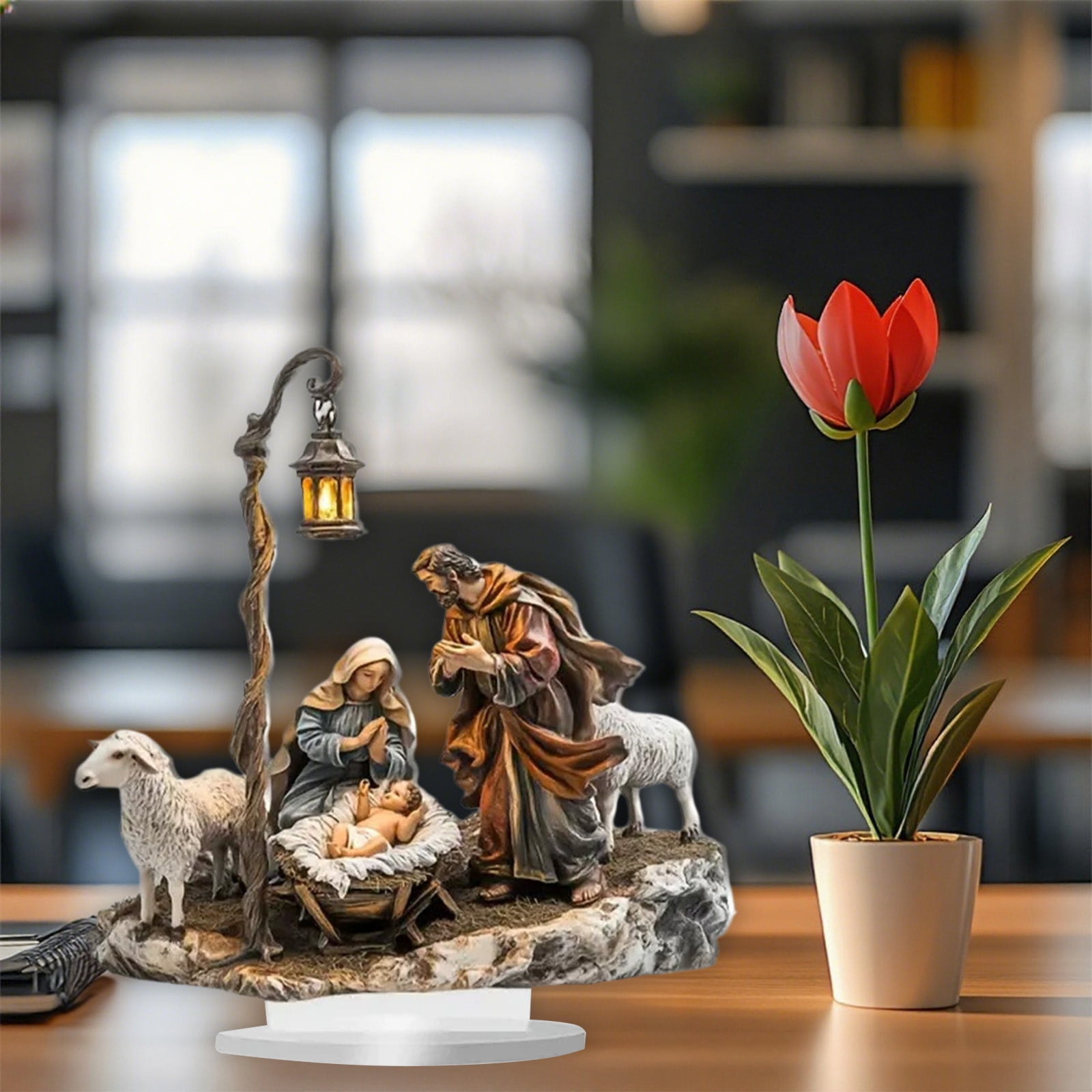 Holy Family Acrylic Standing,2D Flat Acrylic Table Top Decoration ...