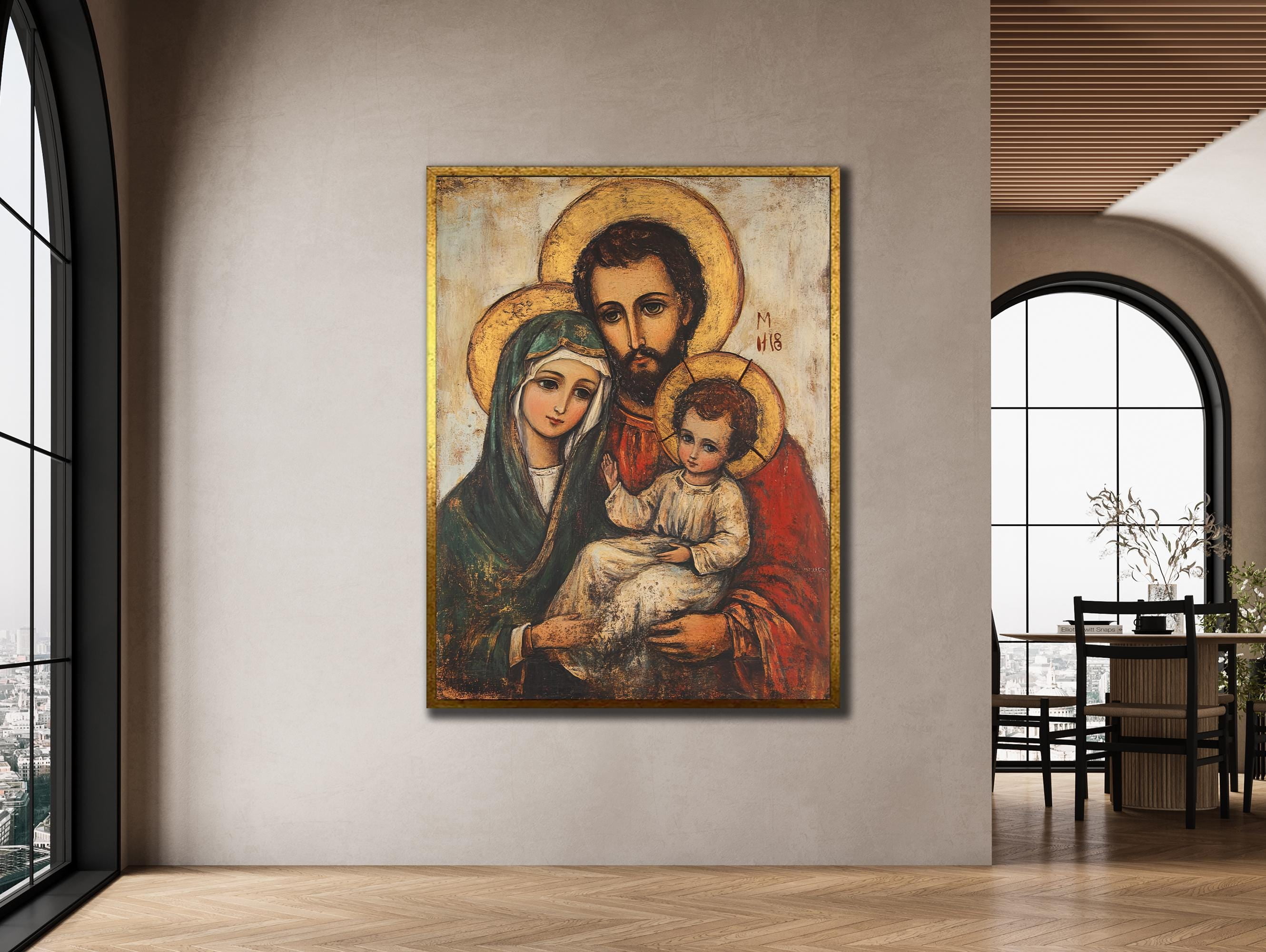 Holy Family Art Print: Christian Religious Wall Decor, Blessings Of ...