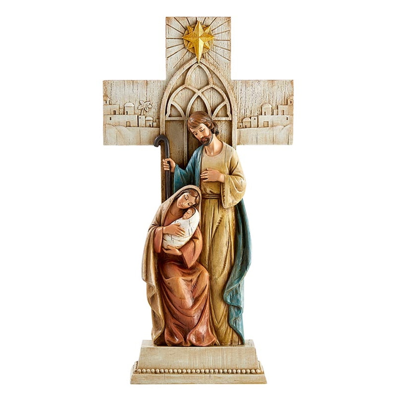 Holy Family Cross Figurine - Walmart.com
