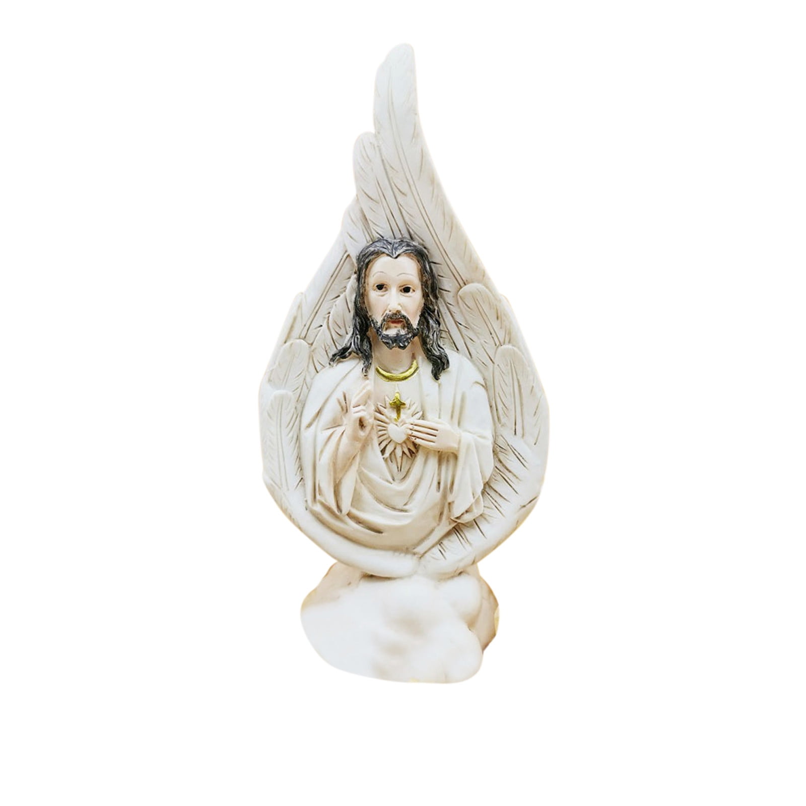 Holy Family Figurine, 6'' Resin Holy Family Jesus Statue, Christmas ...