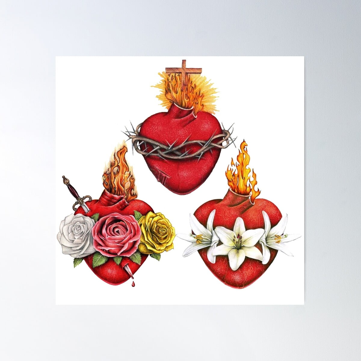 Holy Family Hearts Sacred Heart Of Jesus, Immaculate Heart Of Mary And ...