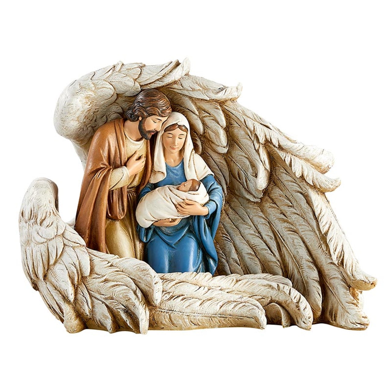 Holy Family In Wings Figure - Walmart.com