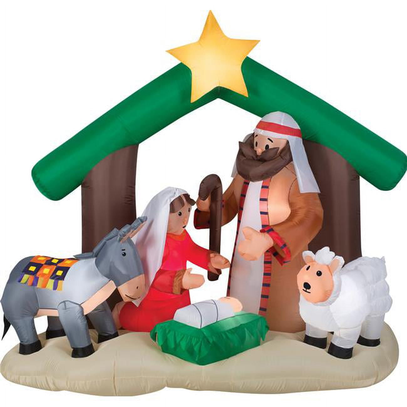 Holy Family Nativity Airblown - Walmart.com