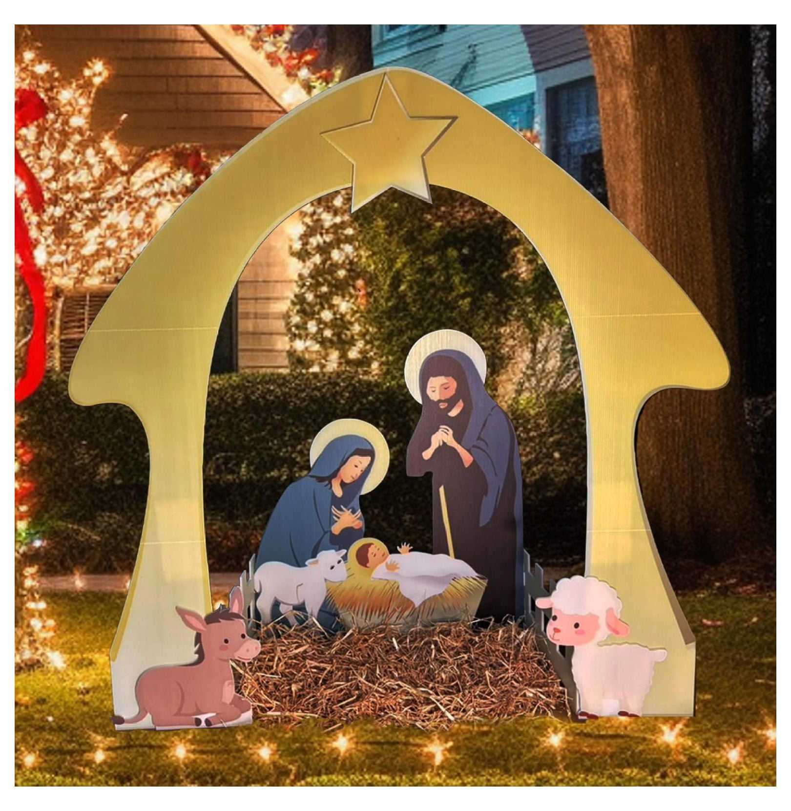 Holy Family Scene | Nativity Scene | The Birth of Jesus | Nativity Set ...