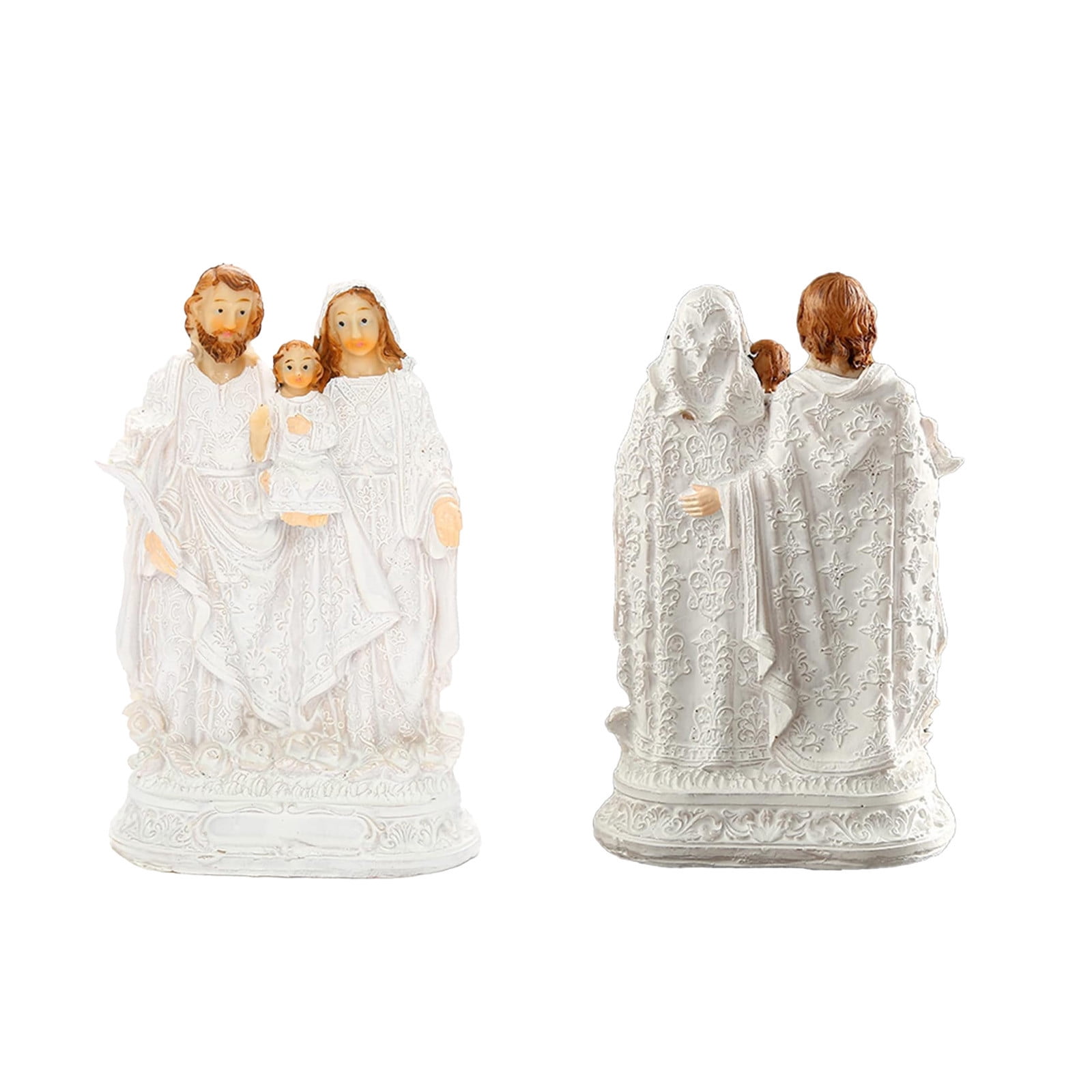 Holy Family Standing Statue Nativity Scene Jesuss Mary Joseph Family Of ...