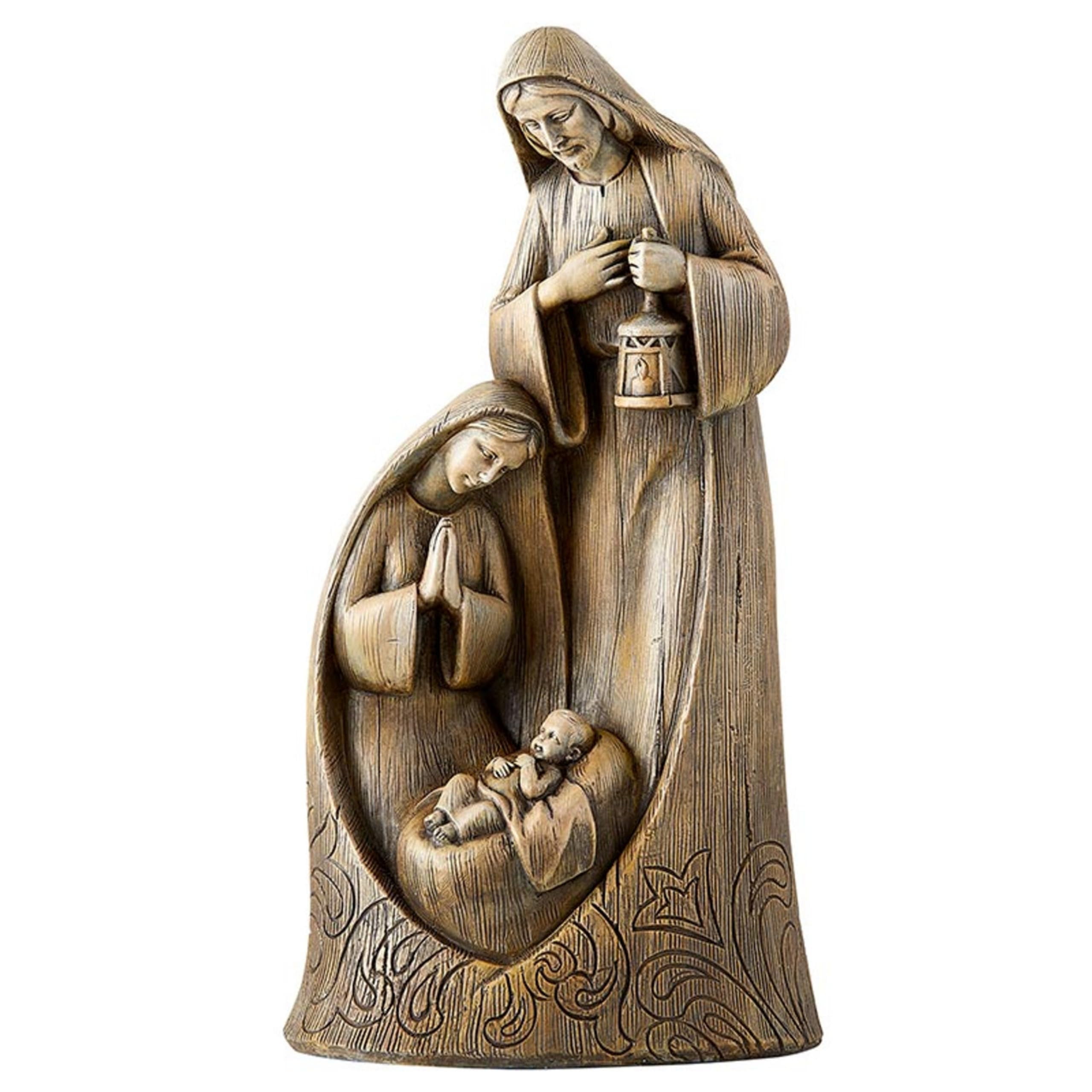 Holy Family Statue Tabletop Figurine, Catholic Statues Decorations with ...