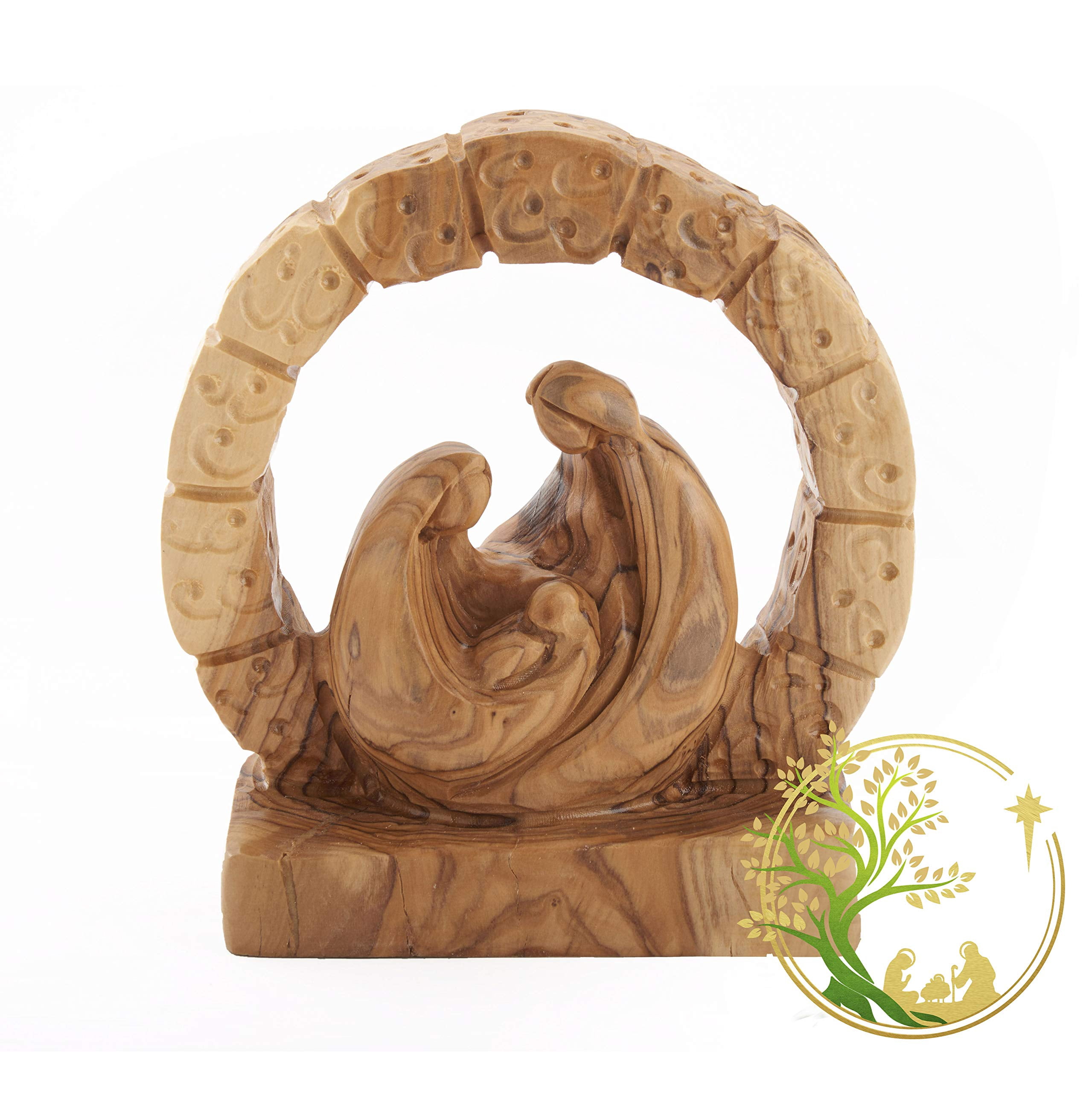 Holy Family Wooden Figurine of Nativity Set | Olive Wood Holy Family ...
