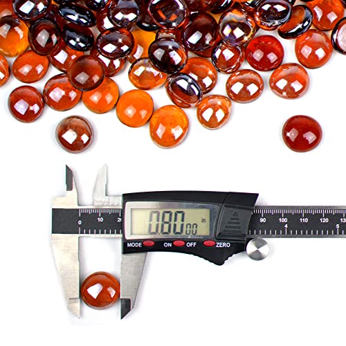 Holy Fire 10 LBS Fire Glass Beads for Fire Pit, 3/4 Inch Reflective ...