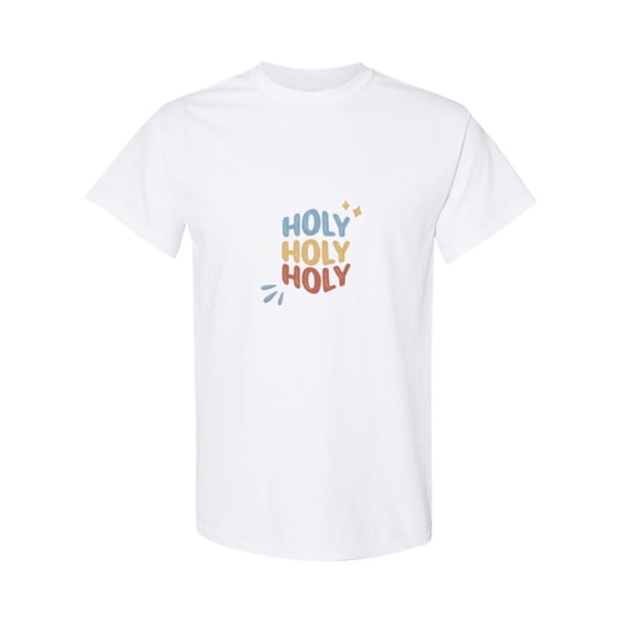Holy Holy Holy A Simple Christian Quote Design T-Shirt, for men & women ...