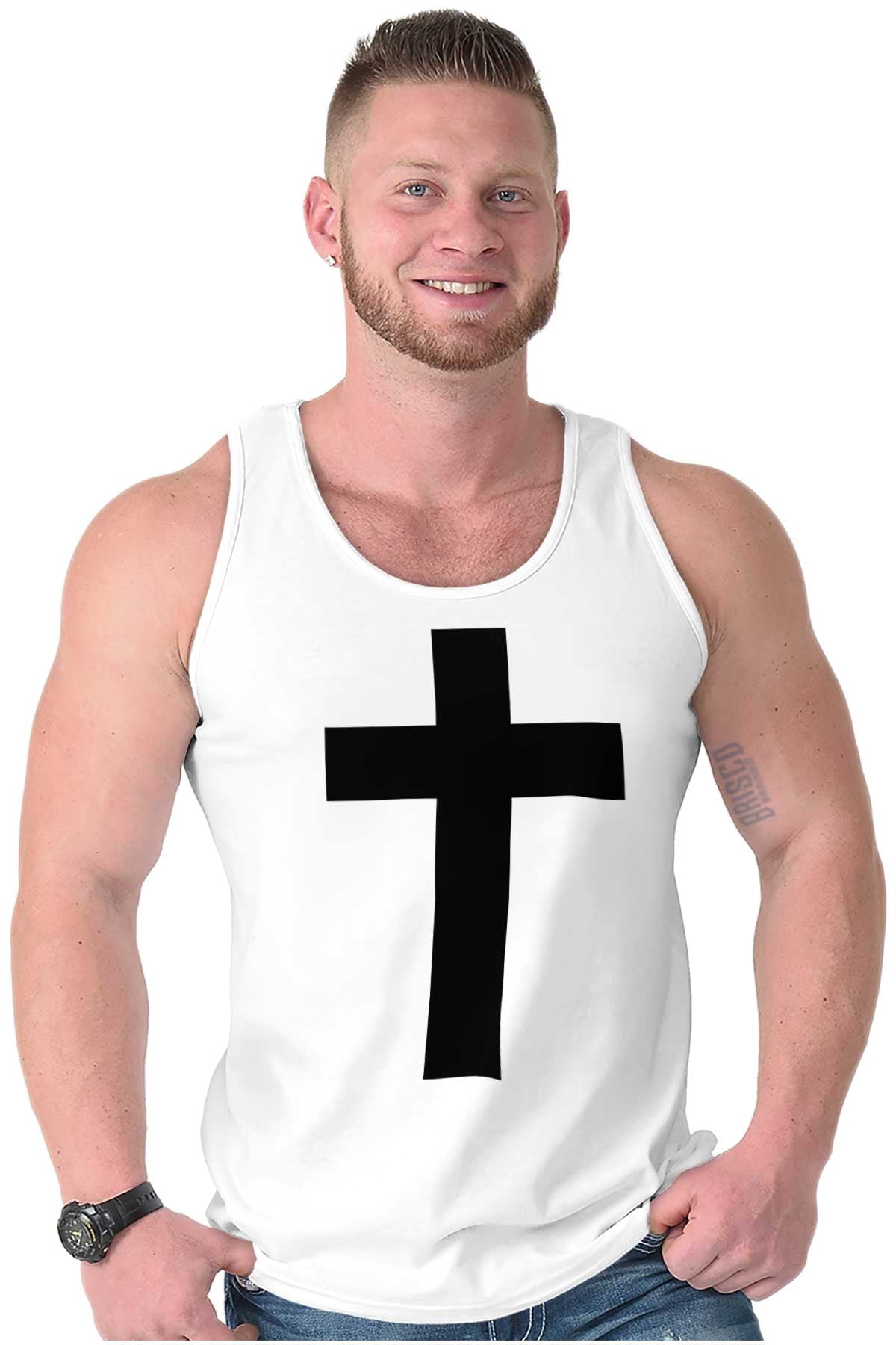 Holy Jesus Christ Christian Unisex Plus Size Tank Top Brisco Brands 3X ...