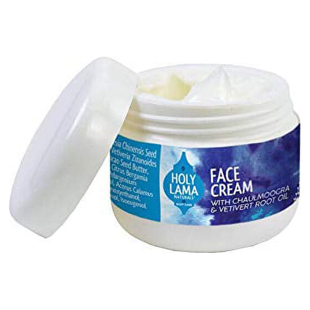 Holy Lama Naturals Ayurvedic Face Cream with Chaulmoogra and Vetivert ...