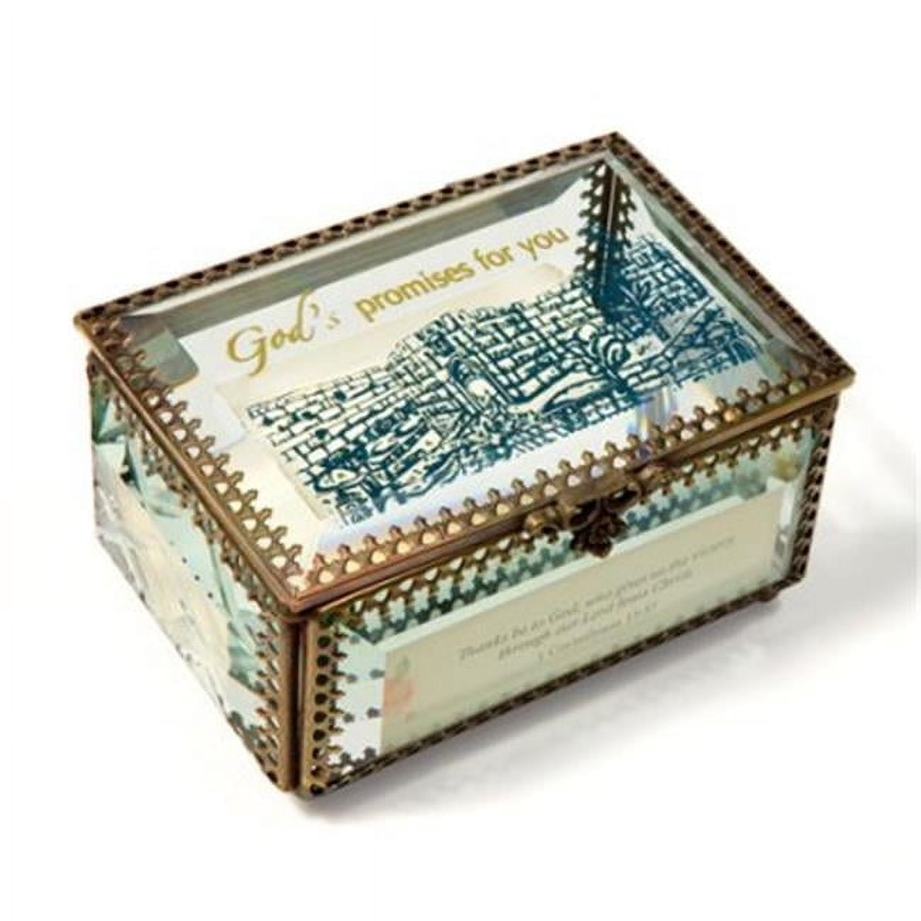 Holy Land Gifts 181148 Gods Promises for You with 120 Cards in Glass ...