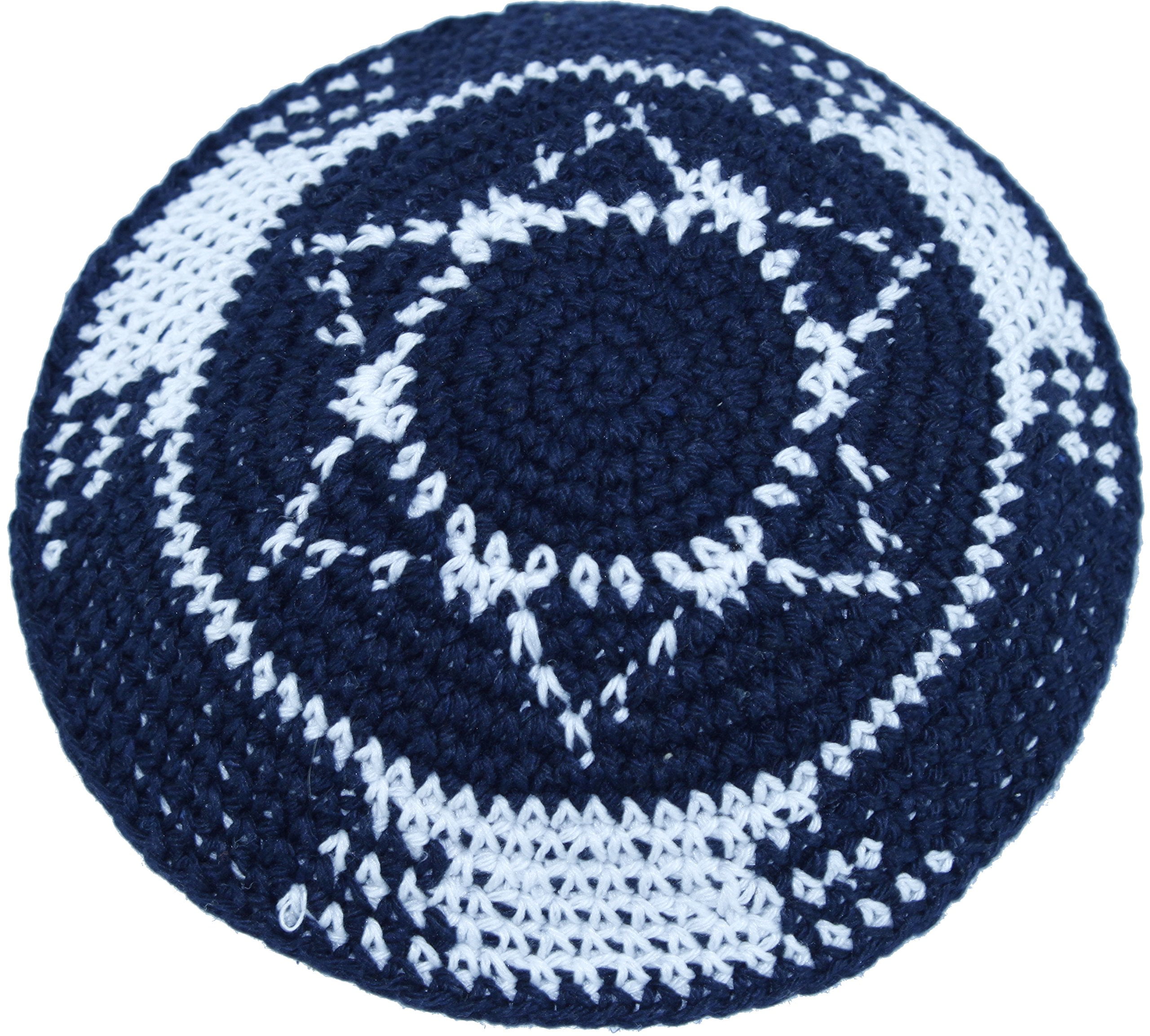 Holy Land Market Dark Blue/White with Star of David17cm DMC 100% ...
