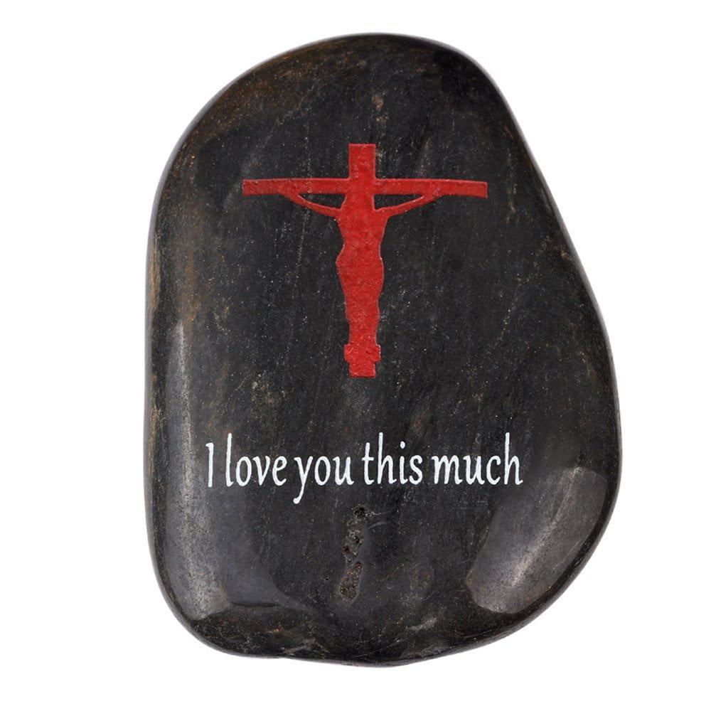 Holy Land Market Engraved Inspirational Stones Collection - I Love You ...