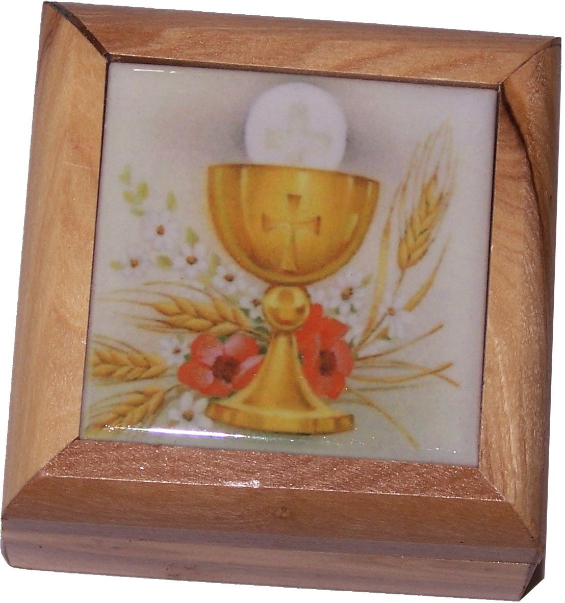 Holy Land Market First Communion Box - Rosary Box - Bethlehem Olive ...
