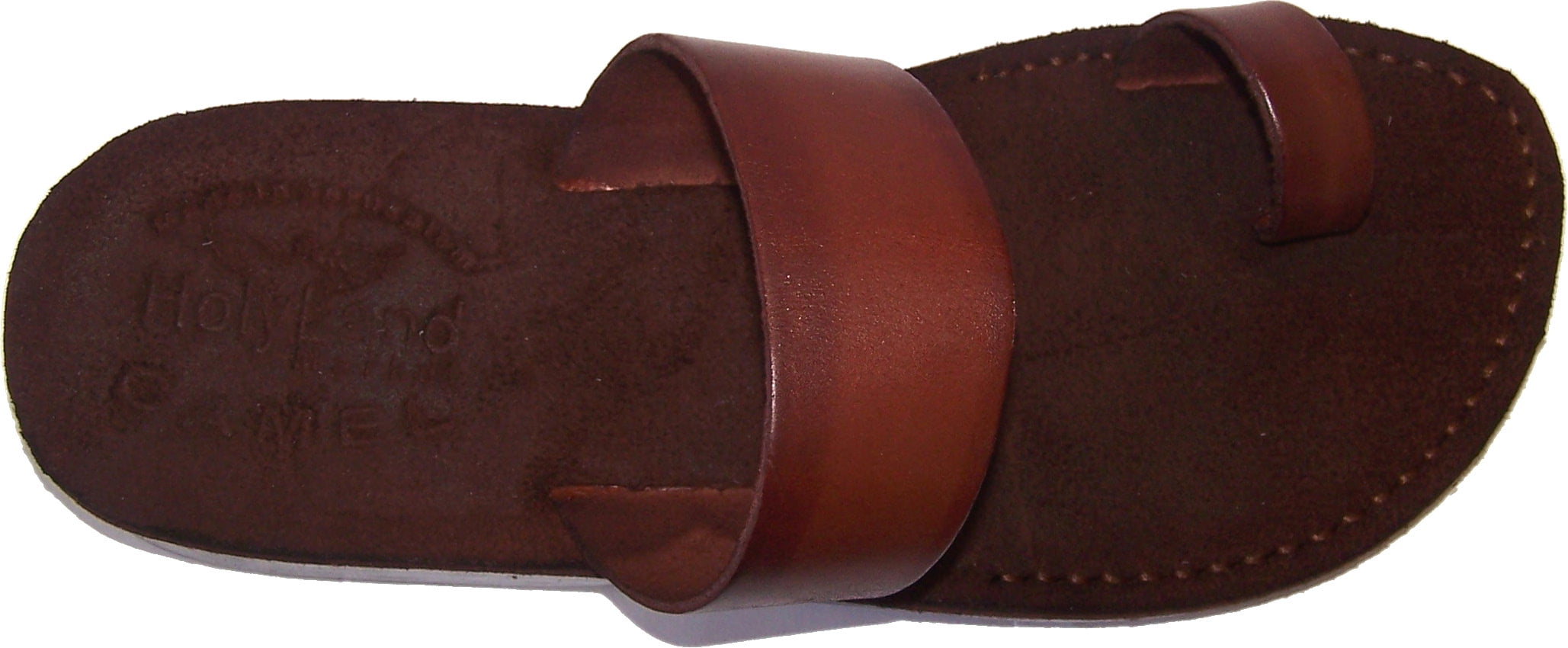 Holy Land Market Genuine Leather Suede Bottom Biblical Sandals (Jesus ...