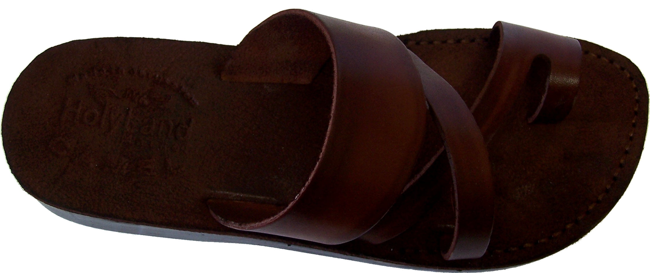 Holy Land Market Genuine Leather Suede Bottom Biblical Sandals (Jesus ...