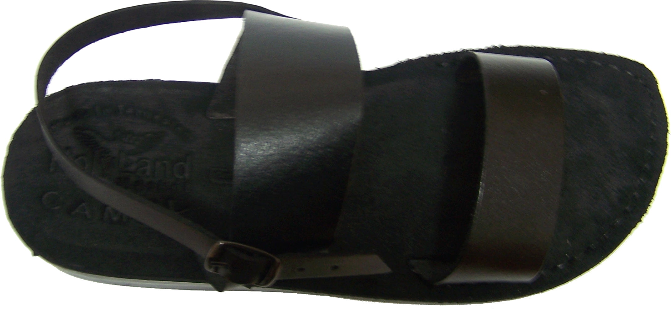 Holy Land Market Genuine Leather Suede Bottom Biblical Sandals (Yashua ...