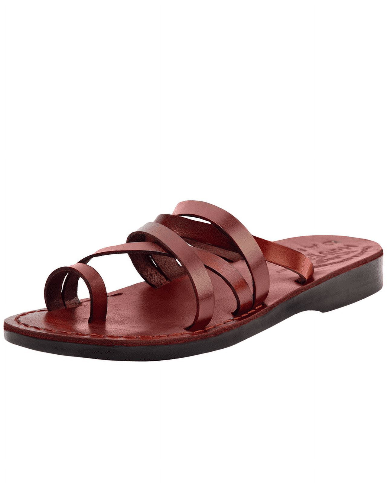 Holy Land Market Men/Women Biblical Jesus Leather Sandals/Slides From ...