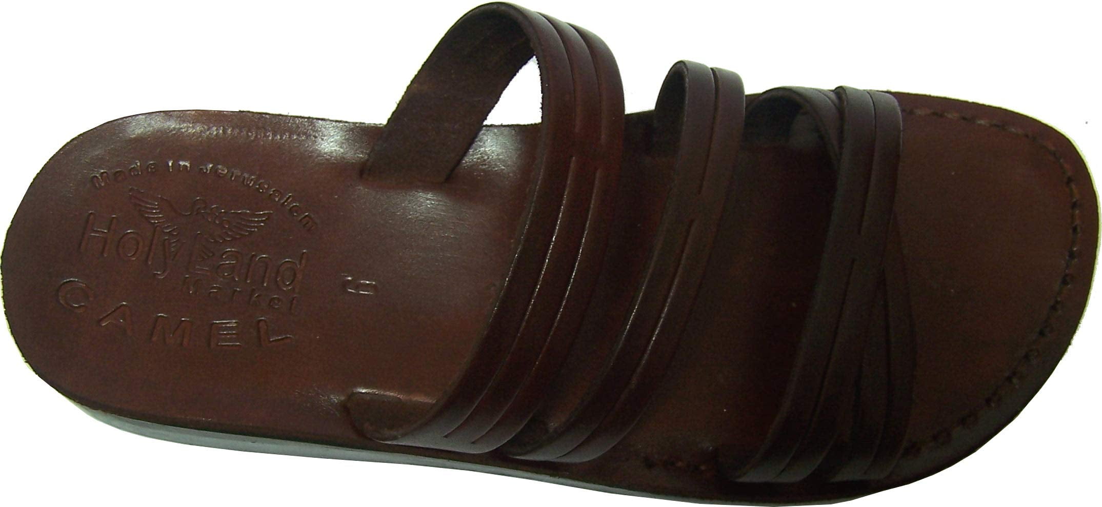 Holy Land Market Men/Women Biblical Jesus Leather Sandals/Slides From ...