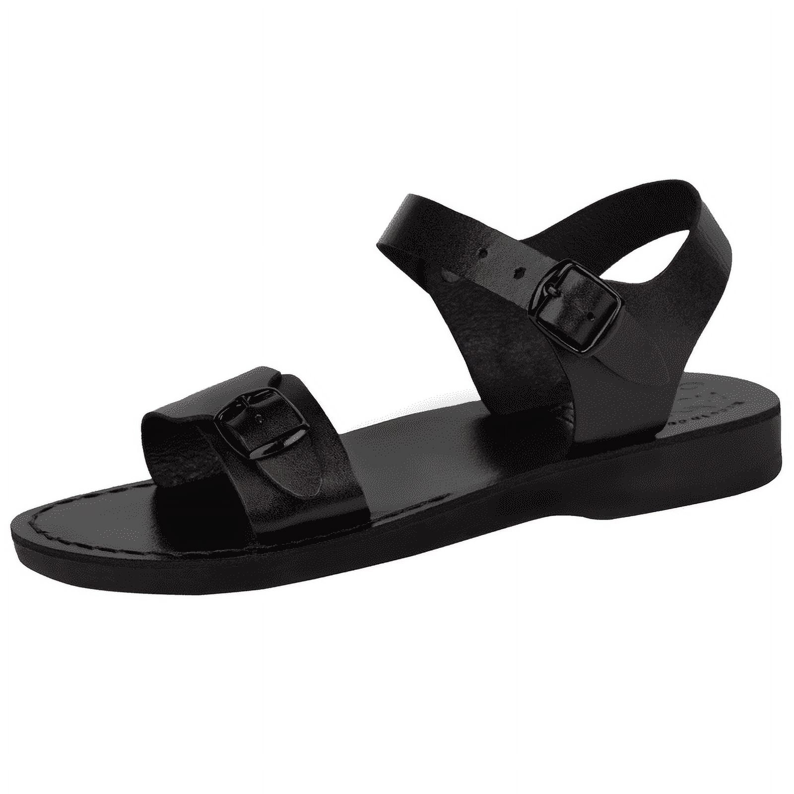 Holy Land Market Men/Women Biblical Jesus Leather Sandals/Slides From ...
