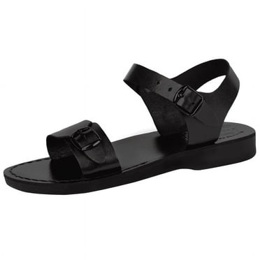Holy Land Market Men/Women Biblical Jesus Leather Sandals/Slides From ...