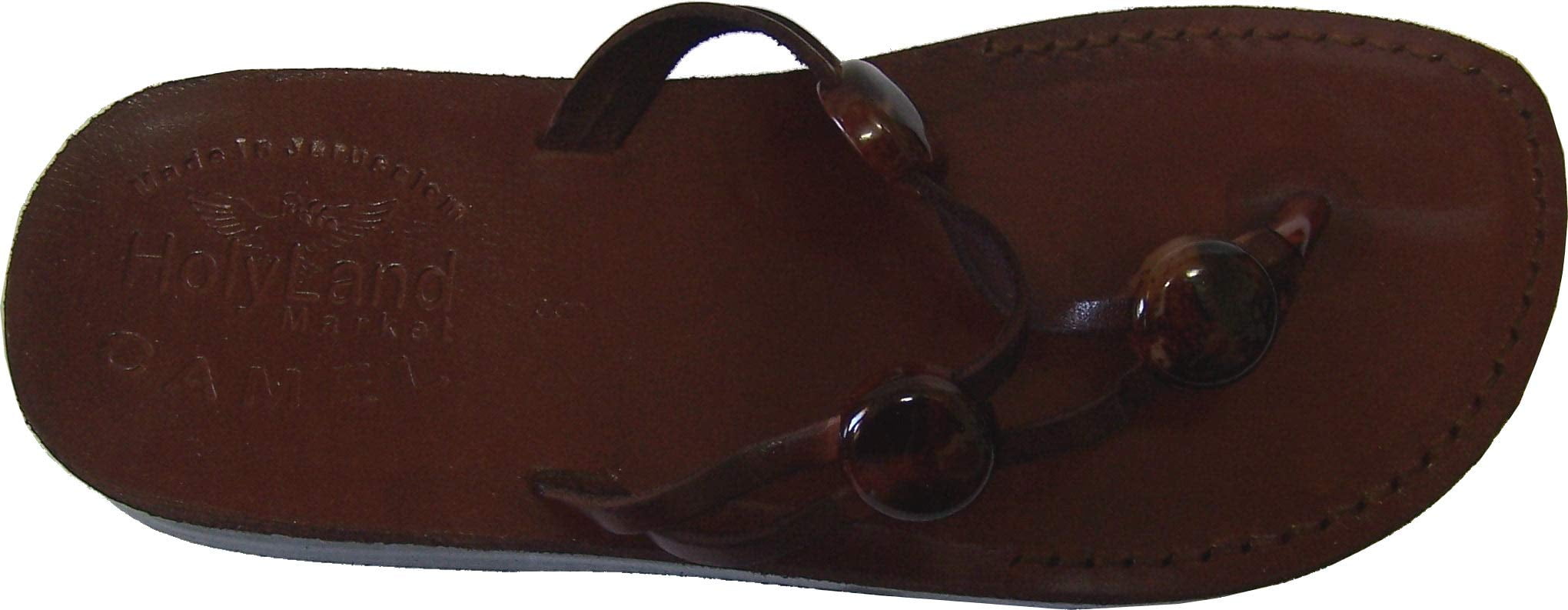 Holy Land Market Men/Women Biblical Jesus Leather Sandals/Slides From ...