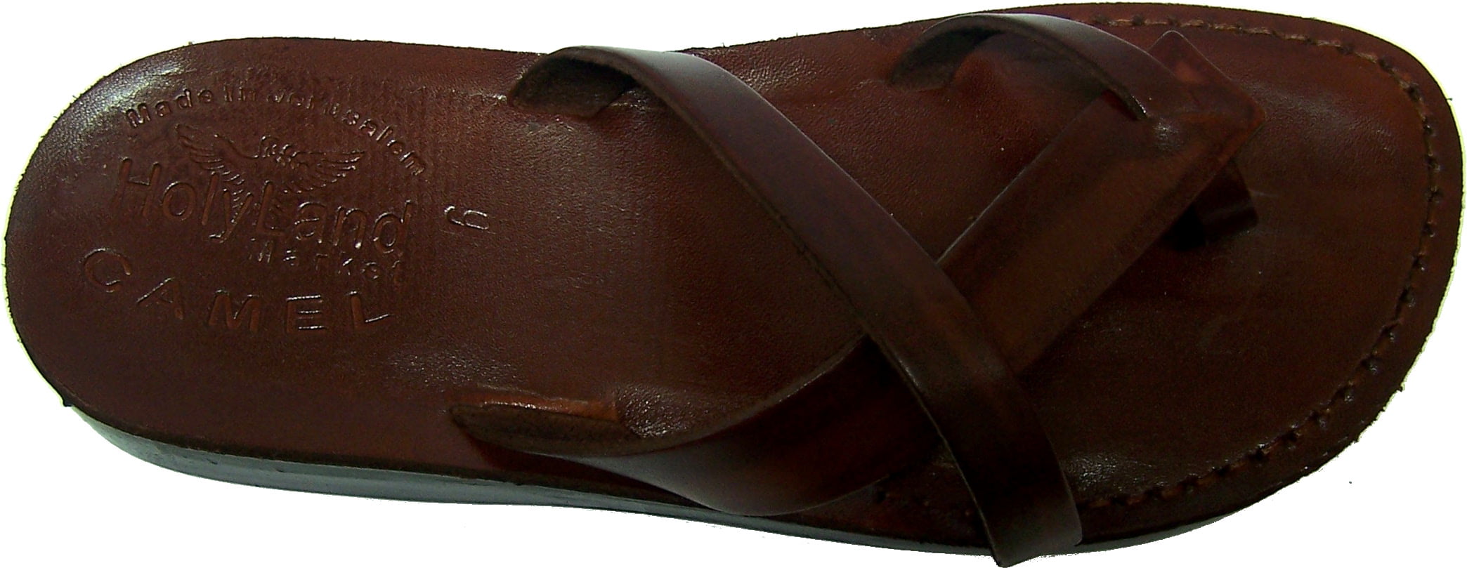 Holy Land Market Men/Women Biblical Jesus Leather Sandals/Slides From ...