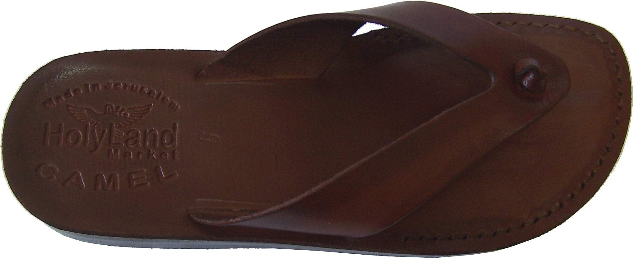 Holy Land Market Men/Women Biblical Jesus Leather Sandals/Slides From ...