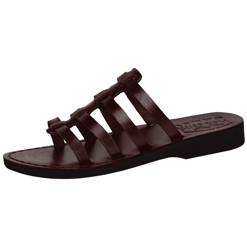 Holy Land Market Men/Women Biblical Jesus Leather Sandals/Slides From ...