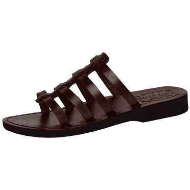 Holy Land Market Men/Women Biblical Jesus Leather Sandals/Slides From ...