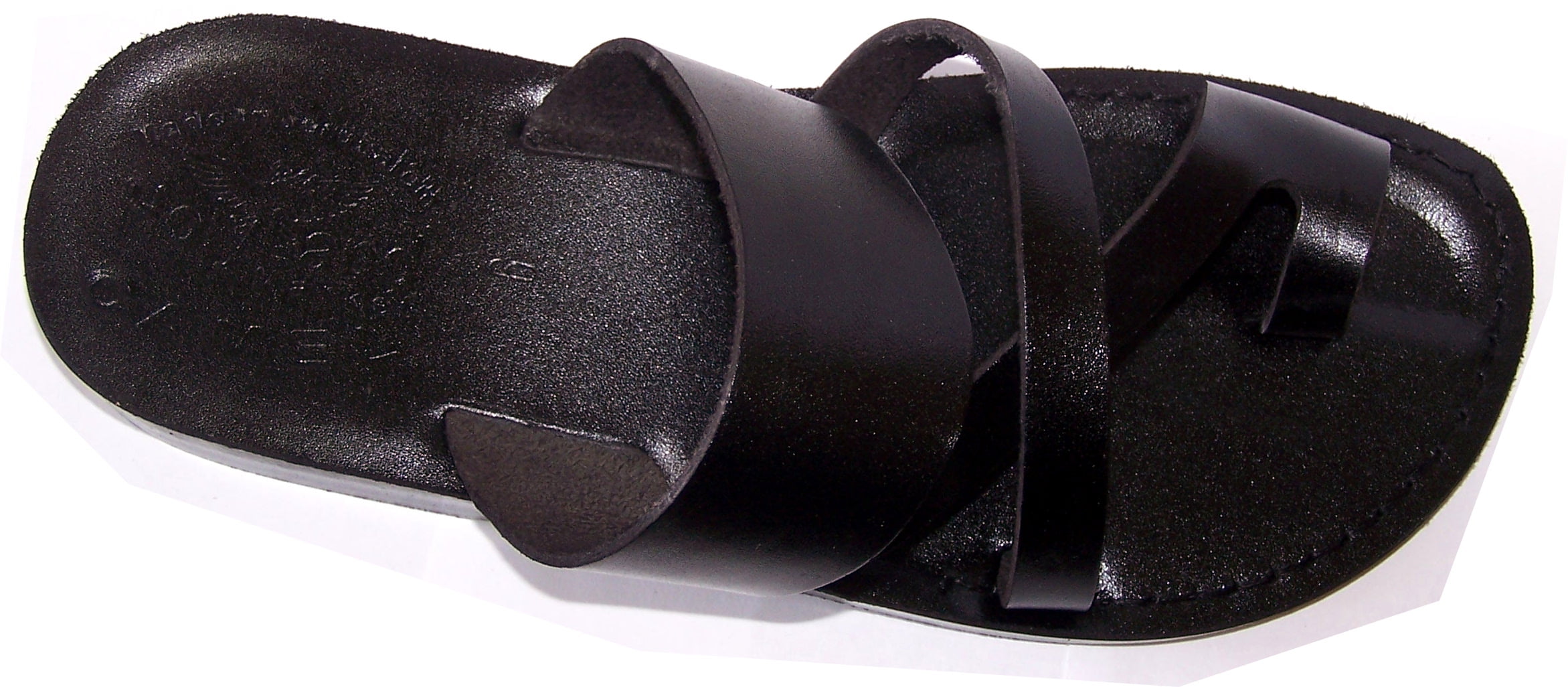 Holy Land Market Unisex Genuine Leather Biblical Flip Flops (Jesus ...