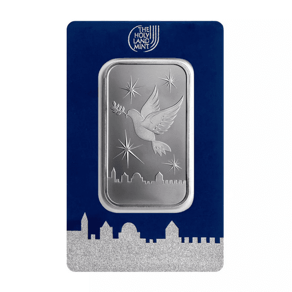 Holy Land Mint Dove of Peace 1 oz Silver Bar - In Assay Card - Walmart.com