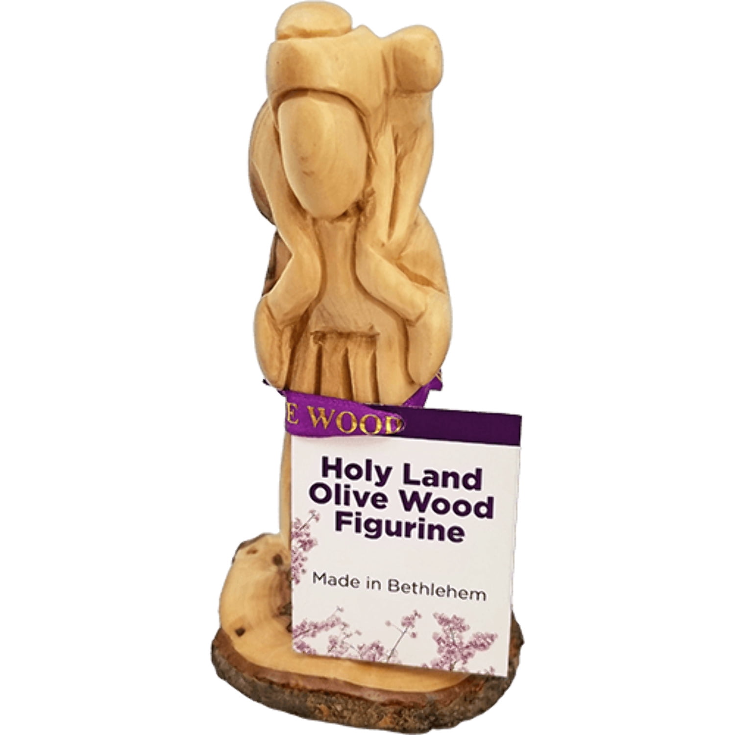 Holy Land Olive Wood Statue - Shepherd Boy King David - Walmart ...