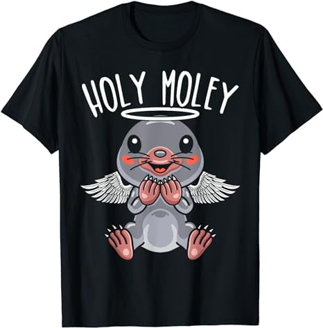 Holy Moley Animal Pun Mammal Mole Whisperer T-Shirt - Walmart.com