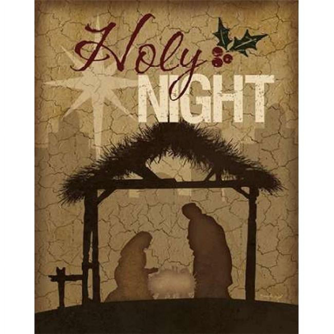 Holy Night Nativity Poster Print by Jennifer Pugh (22 x 28) - Walmart.com