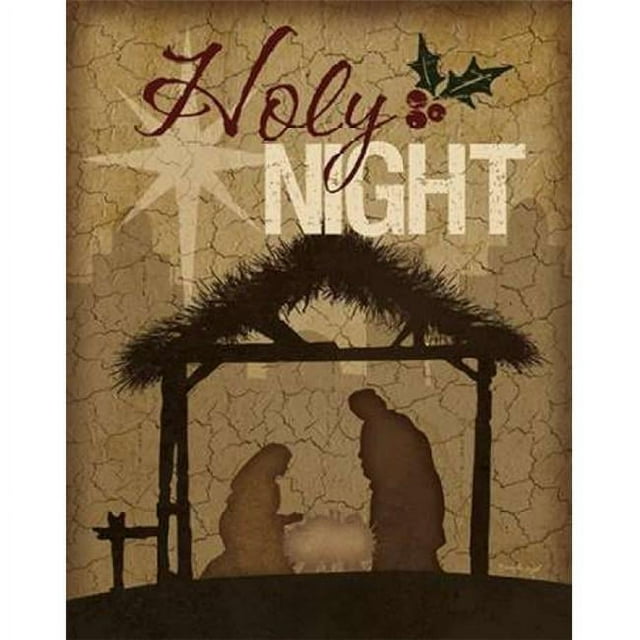 Holy Night Nativity Poster Print by Jennifer Pugh (22 x 28) - Walmart.com