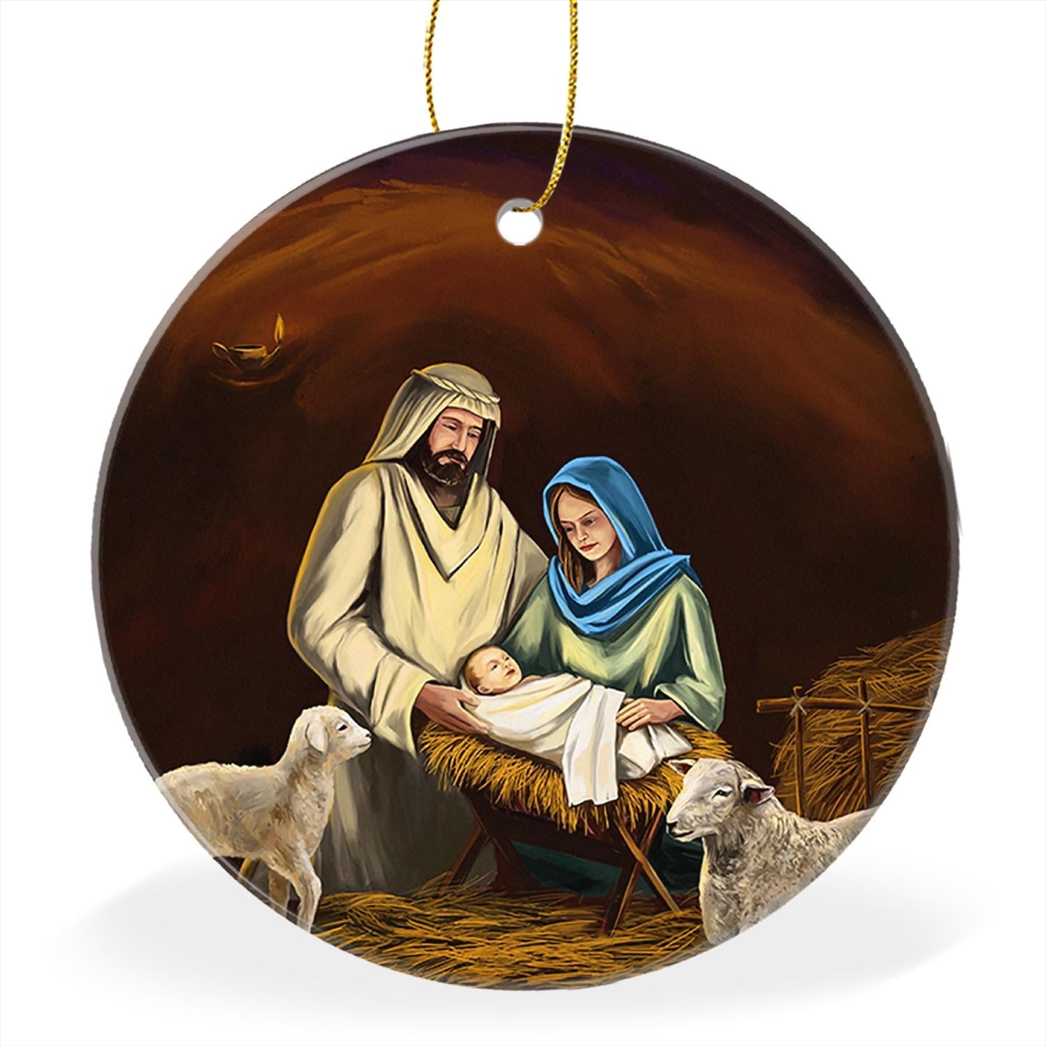Holy Night Ornaments Christmas Ornament Xmas Tree Decor Christmas Tree ...
