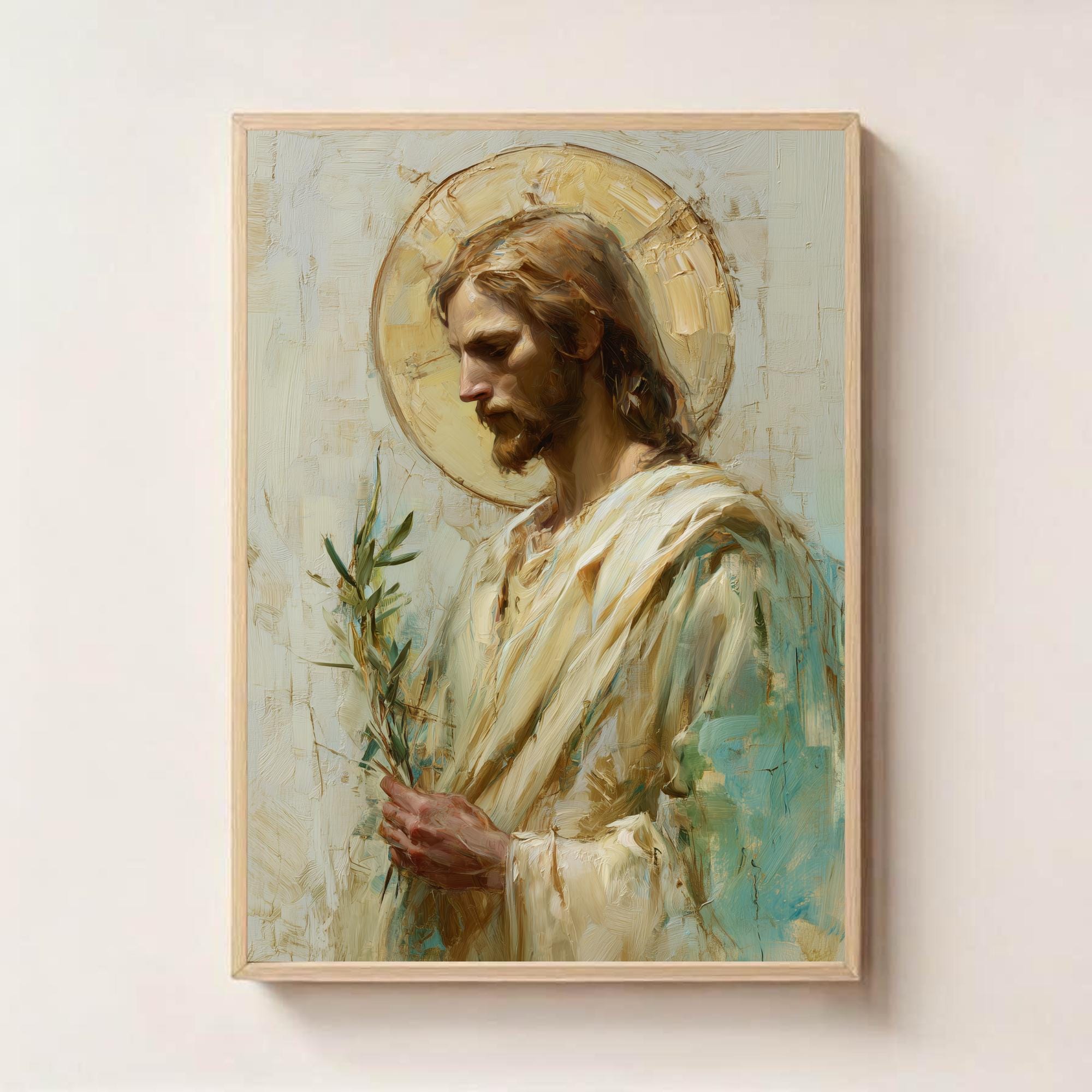 Holy Peace Of Jesus – Sacred Portrait Of Jesus, Christian , Religious ...