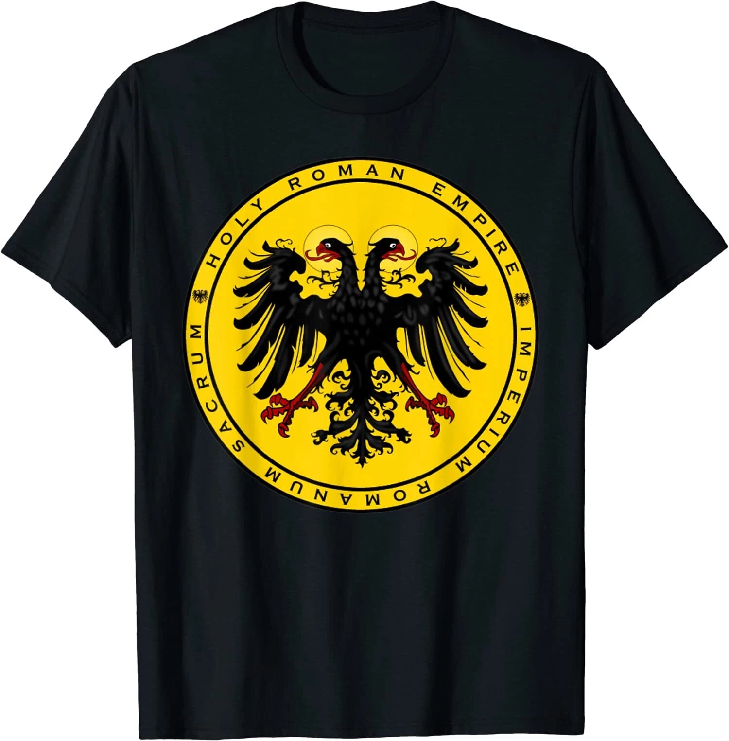 Holy Roman Empire Double-Headed Eagle Heraldry Vintage Crest Unisex T ...