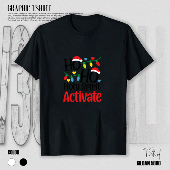 Holy Spirit Activate Funny Christmas Religious Holiday Humor Art Unisex ...