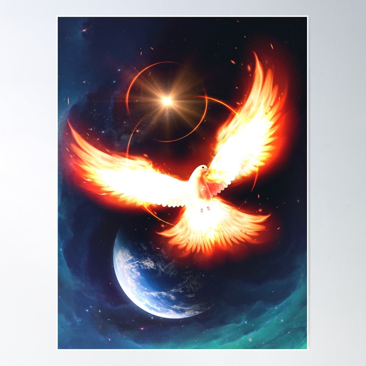 Holy Spirit - God Of Conduction Poster Wall Art, Modern Wall Decor For ...