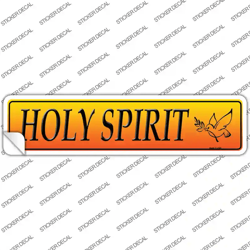Holy Spirit Novelty Narrow Sticker Decal Small - Walmart.com